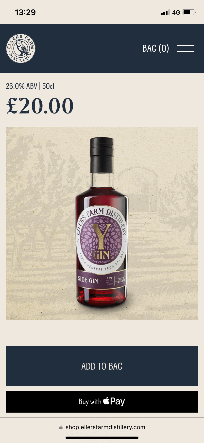 Ellers Farm Distillery | Brand and ecommerce website | Limegreentangerine