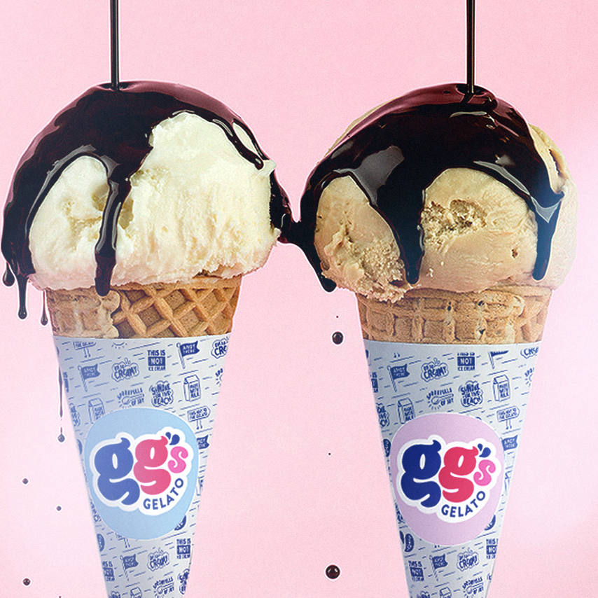 GG’s Gelato | Brand and packaging design | Limegreentangerine